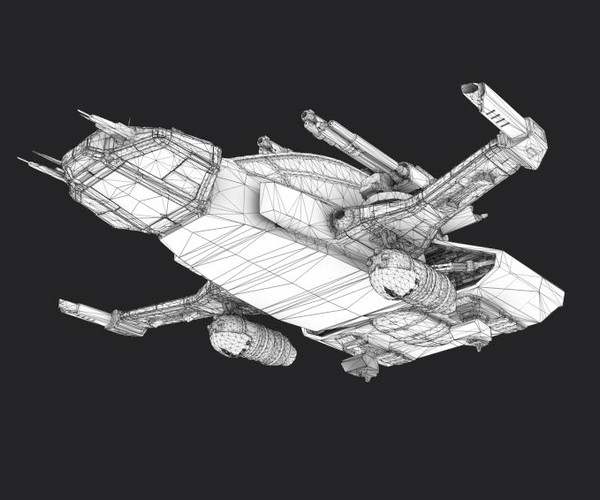 ArtStation - Spaceship Golgafrincham Ark :) | Game Assets