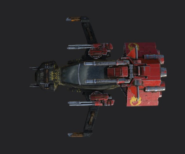 ArtStation - Spaceship Golgafrincham Ark :) | Game Assets