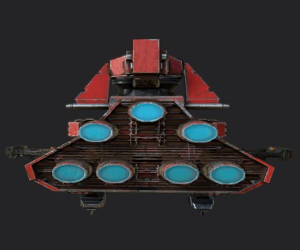 ArtStation - Spaceship Golgafrincham Ark :) | Game Assets