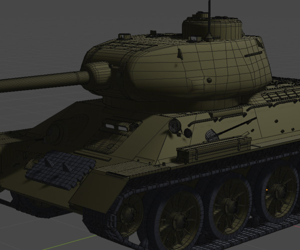 ArtStation - T-34/85 Tank Model | Resources