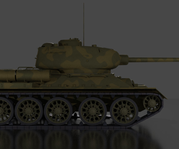 ArtStation - T-34/85 Tank Model | Resources