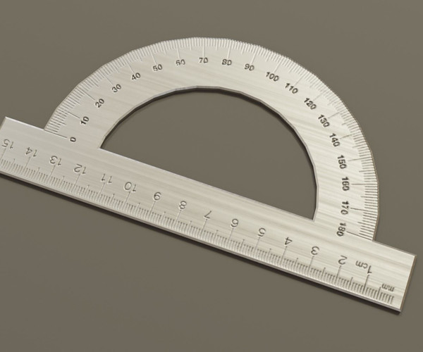 ArtStation - Math Geometry Tool Set 3D Model | Game Assets