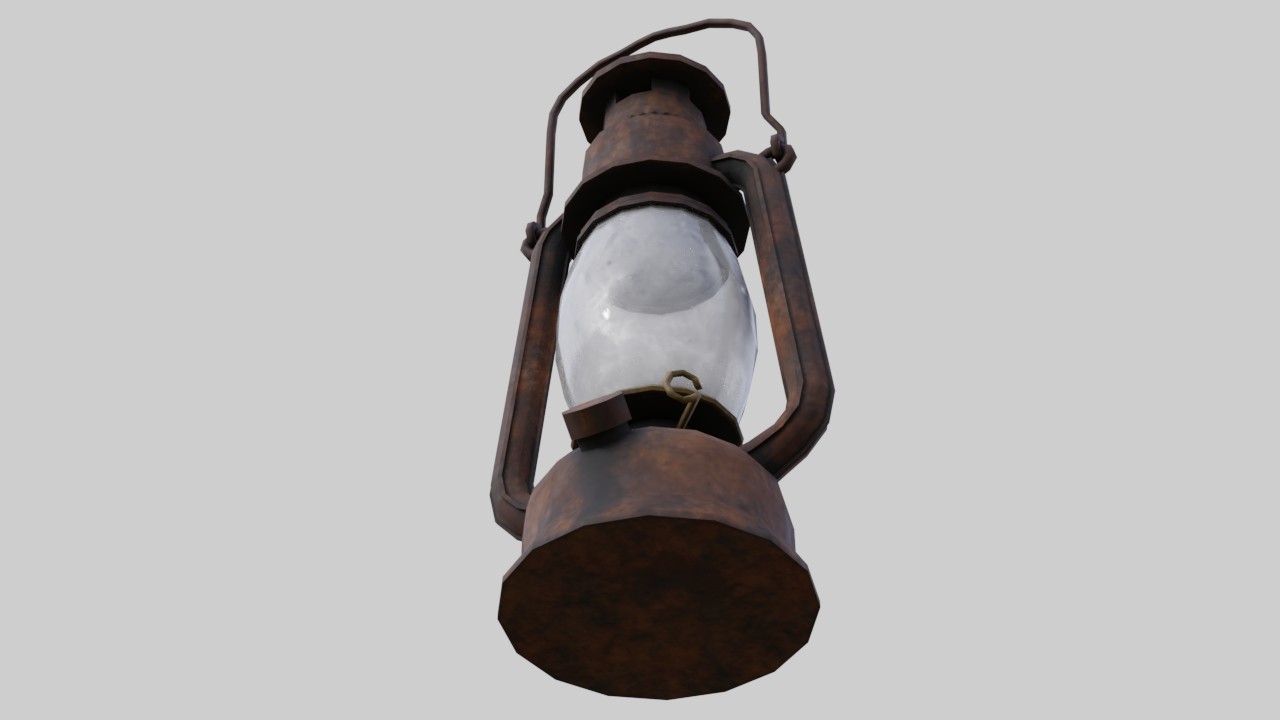 ArtStation - Oil Lamp 1E | Game Assets