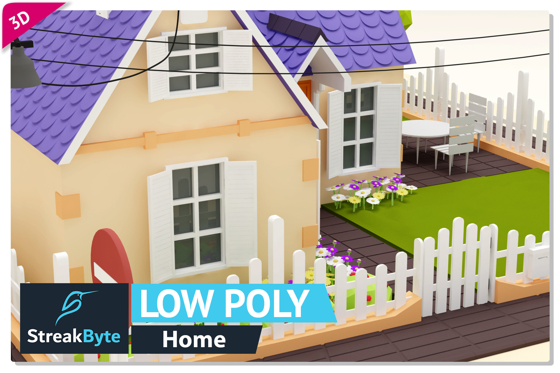 ArtStation - Low Poly Stylish Home | Resources