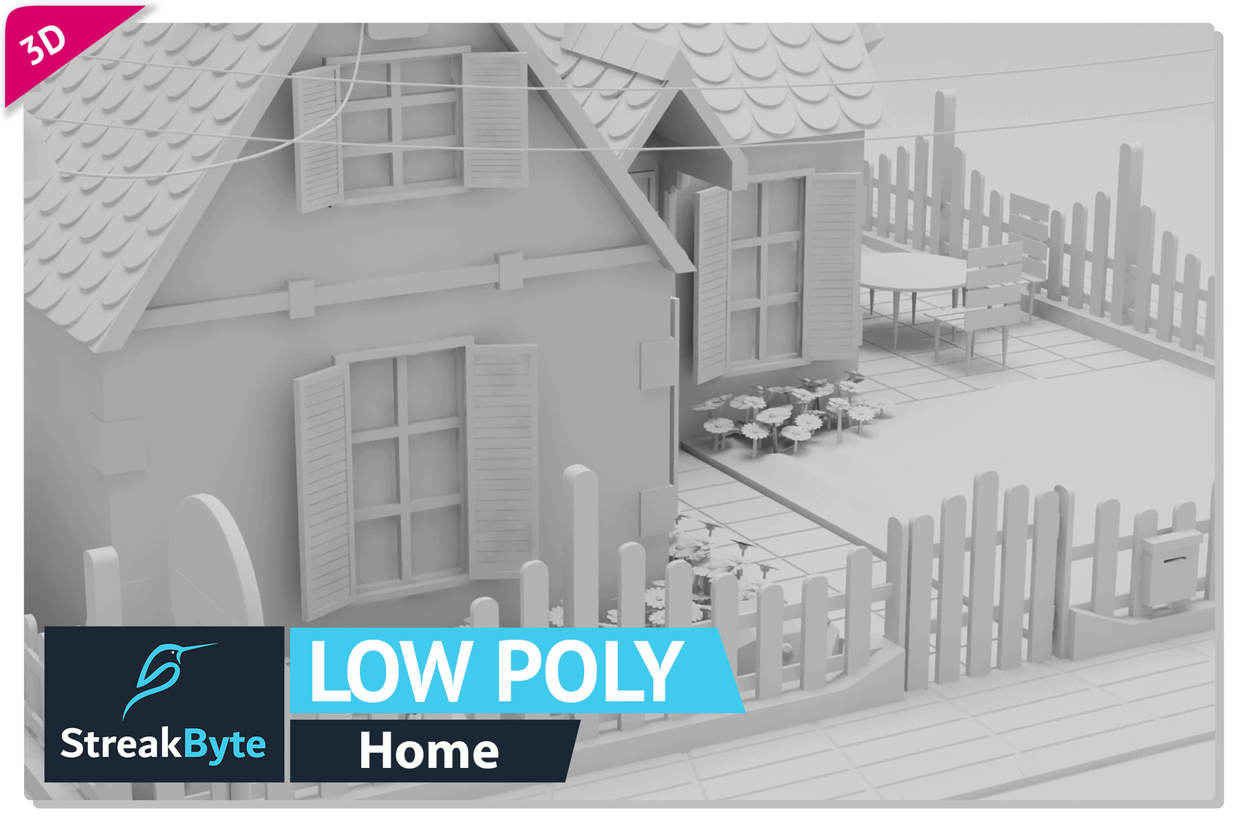 ArtStation - Low Poly Stylish Home | Resources