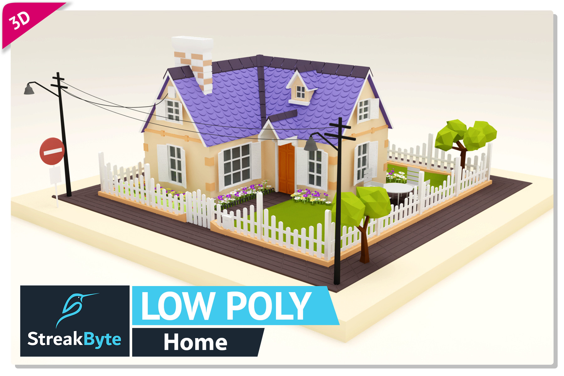 ArtStation - Low Poly Stylish Home | Resources