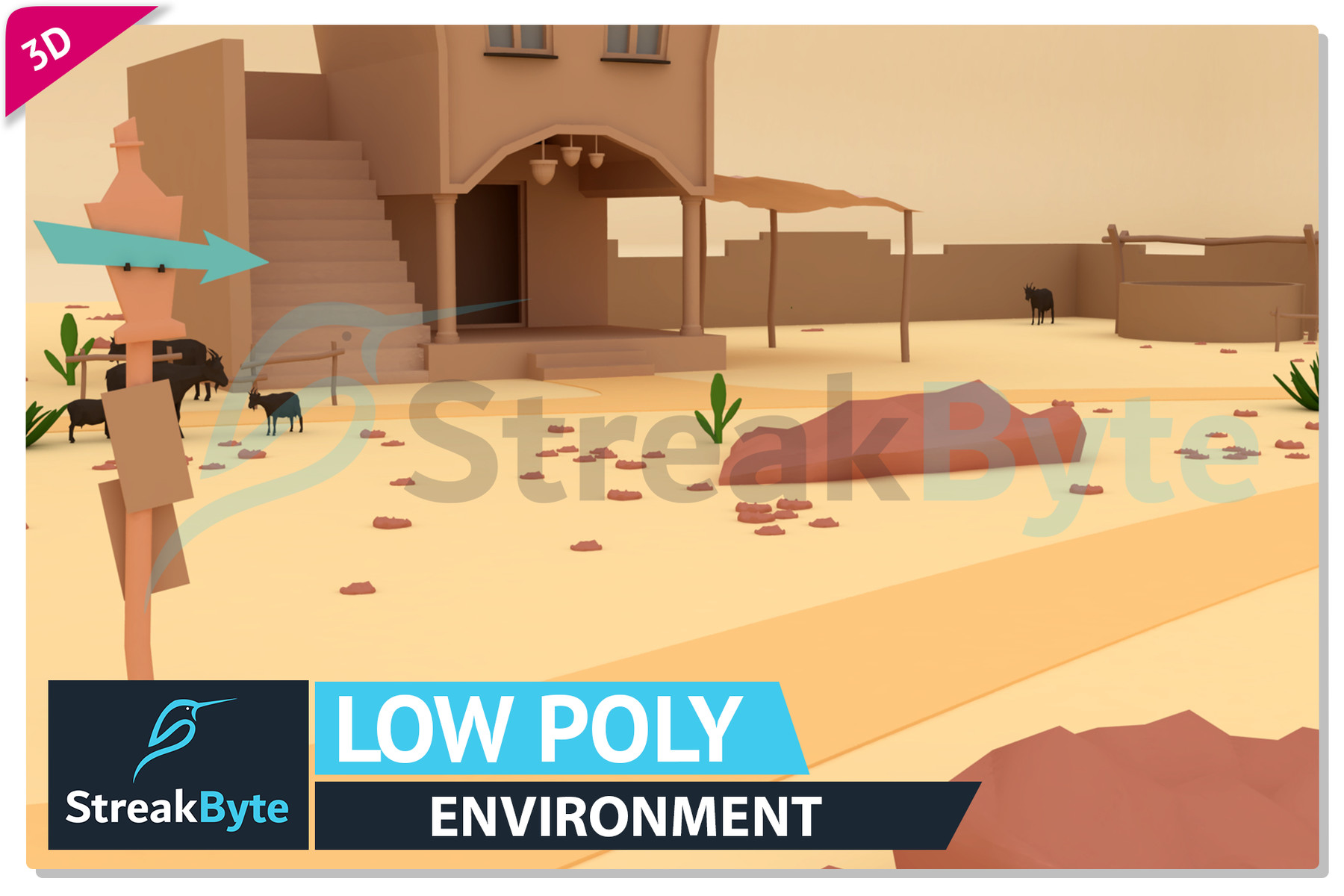ArtStation - Low Poly Desert Environment | Resources