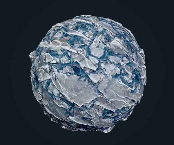 ArtStation - Snow Ice Ground Seamless PBR Texture 08 | Game Assets