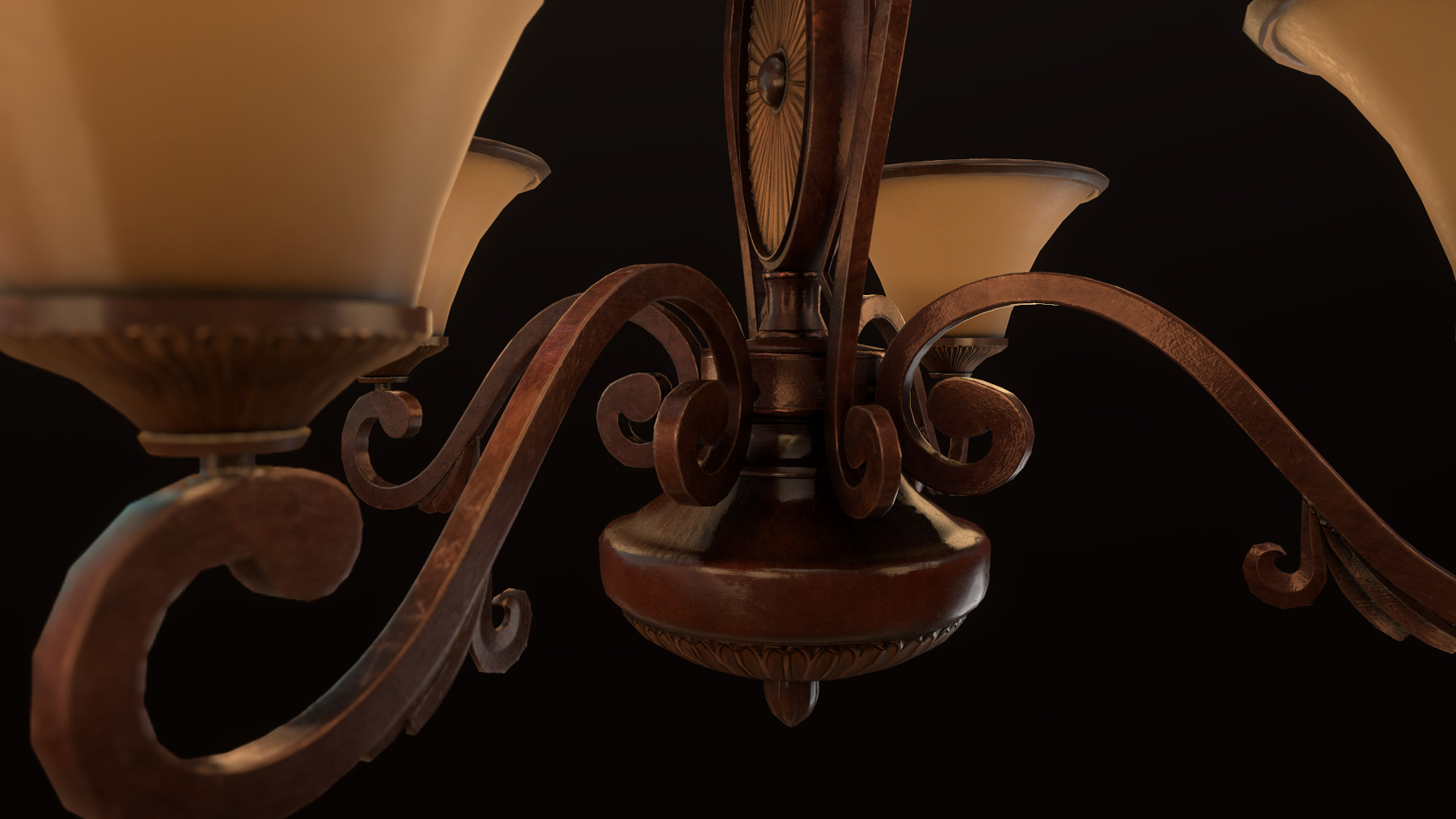 ArtStation - Ceiling Lamp - PBR Model | Game Assets