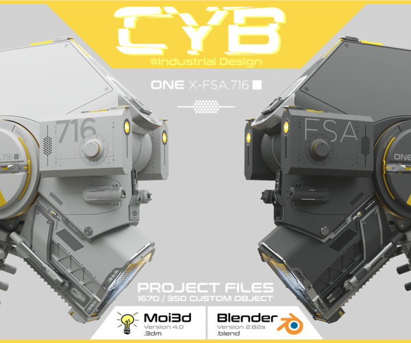 ArtStation - CyB / Industrial Design / Moi3d | Resources
