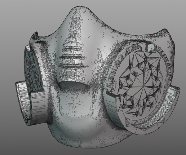 Artstation Mask V2 Game Assets