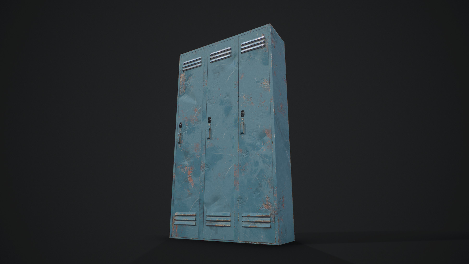ArtStation - Lockers Rusty - Pack | Game Assets