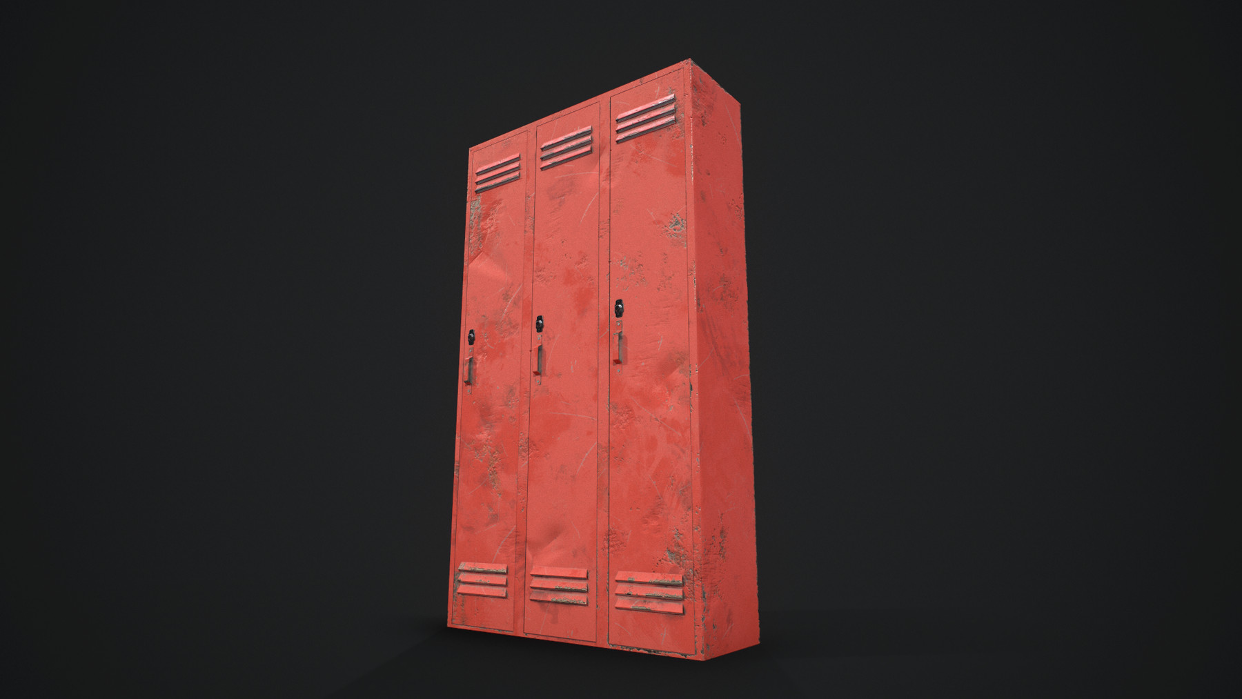ArtStation - Lockers Rusty - Pack | Game Assets