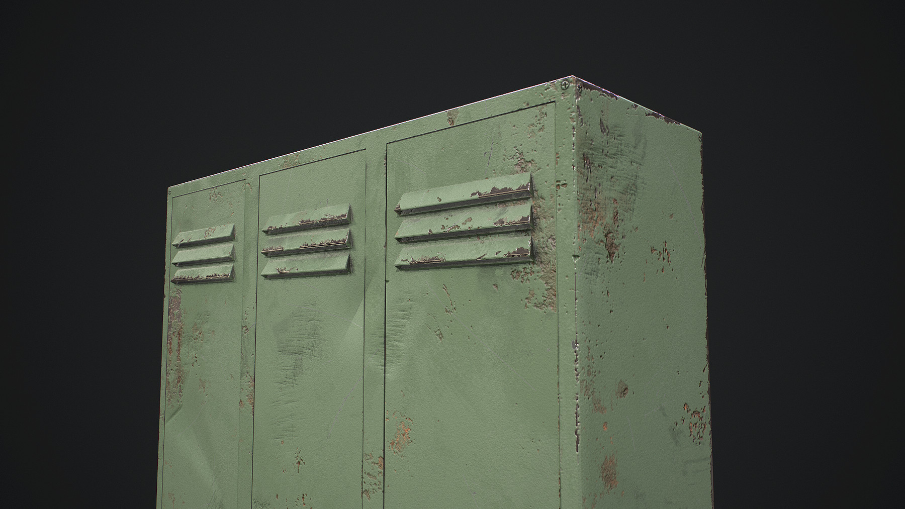 ArtStation - Lockers Rusty - Pack | Game Assets
