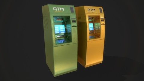 ArtStation - ATM cash machine | Resources