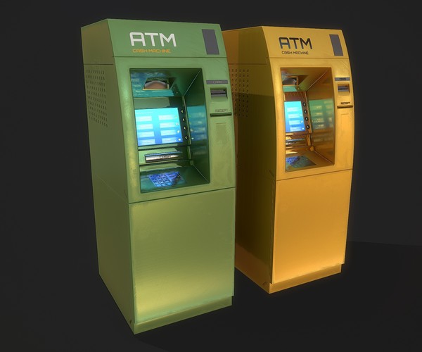 ArtStation - ATM cash machine | Resources