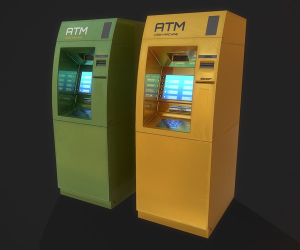 ArtStation - ATM cash machine | Resources