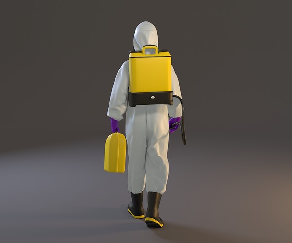 ArtStation - Biohazard Suit Female ACC 2130 002 | Resources