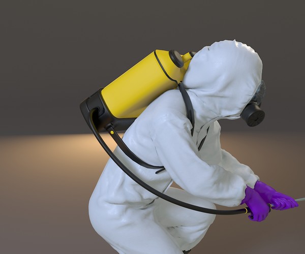 ArtStation - Biohazard Suit Female ACC 2130 006 | Resources