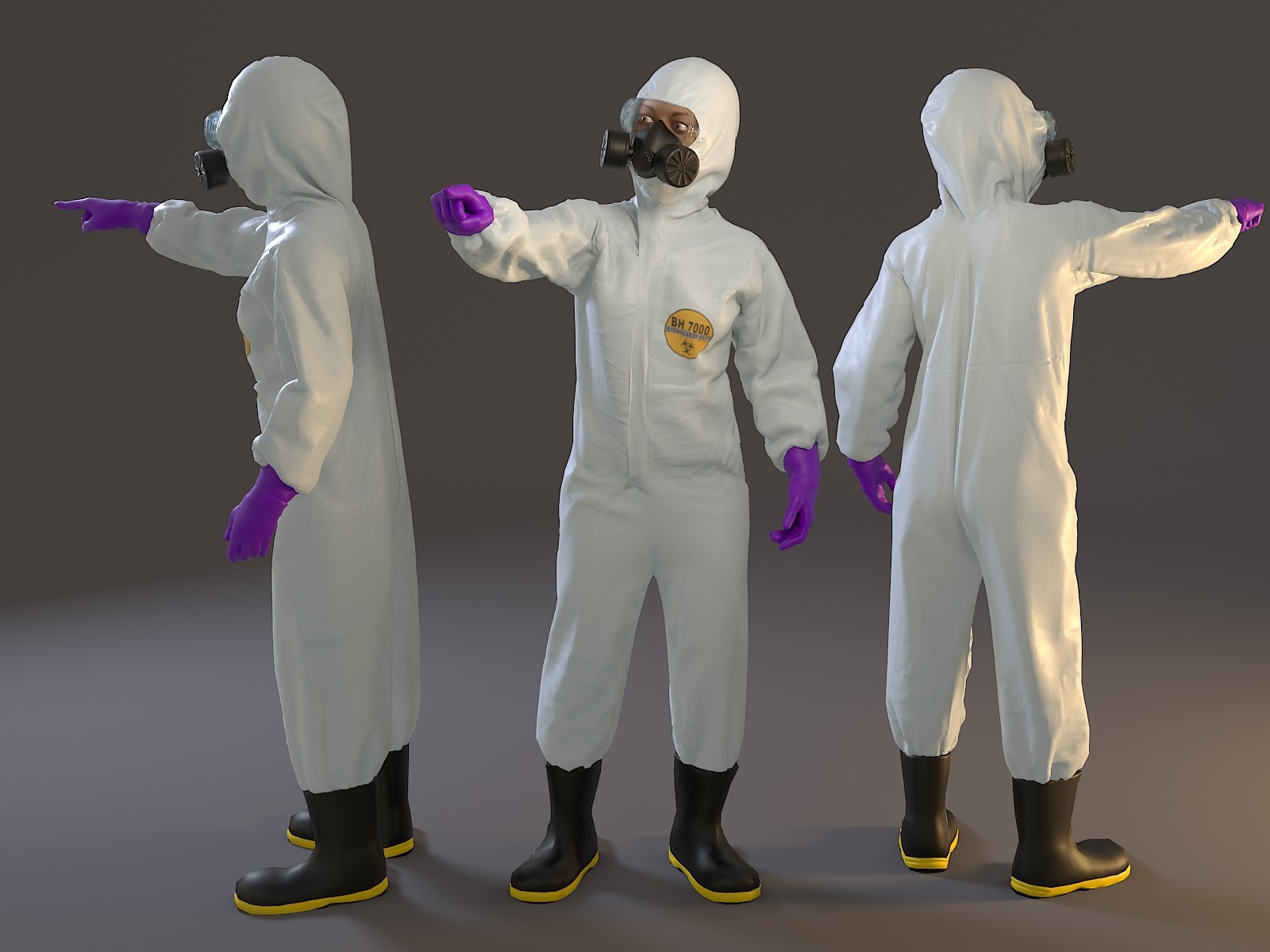 ArtStation - Biohazard Suit Female ACC 2130 009 | Resources