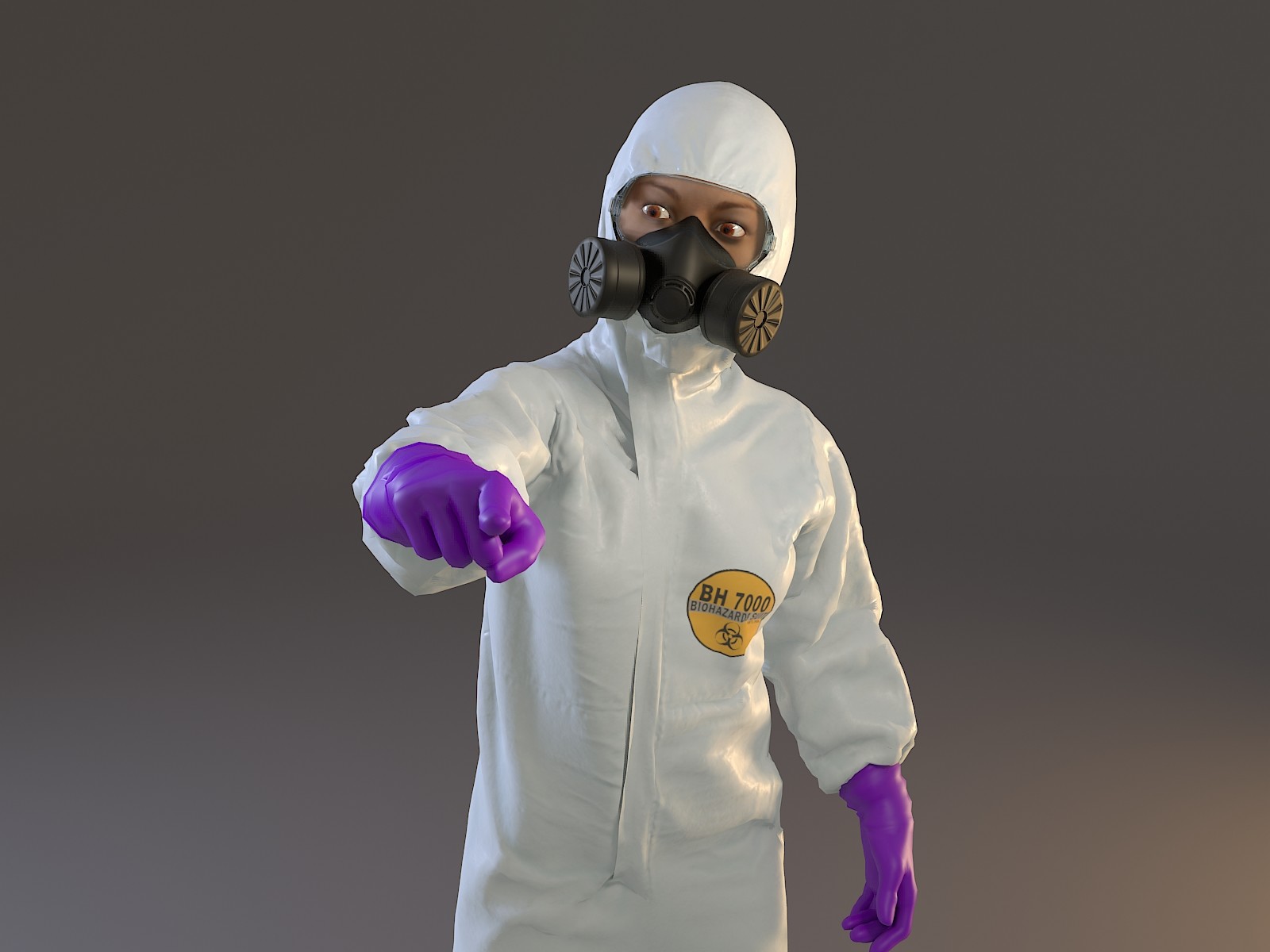 ArtStation - Biohazard Suit Female ACC 2130 009 | Resources