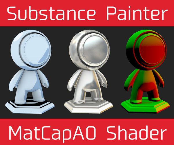 Artstation Custom Glsl Shader Matcap With Ao Resources