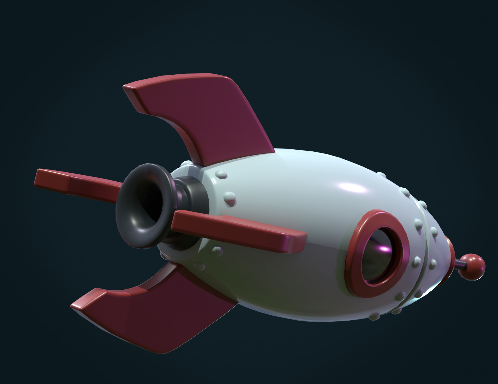 ArtStation - Cartoon Rocket PBR | Game Assets