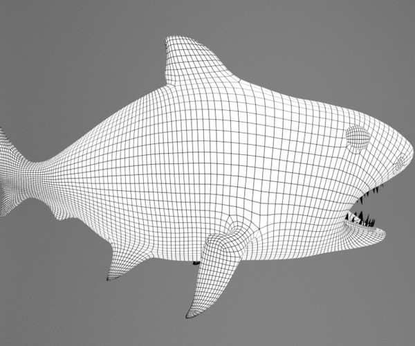 ArtStation - Stylized Cutesy Shark | Game Assets