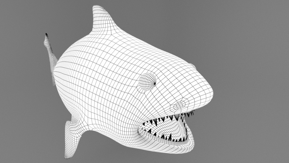 ArtStation - Stylized Cutesy Shark | Game Assets