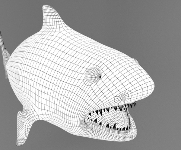 ArtStation - Stylized Cutesy Shark | Game Assets