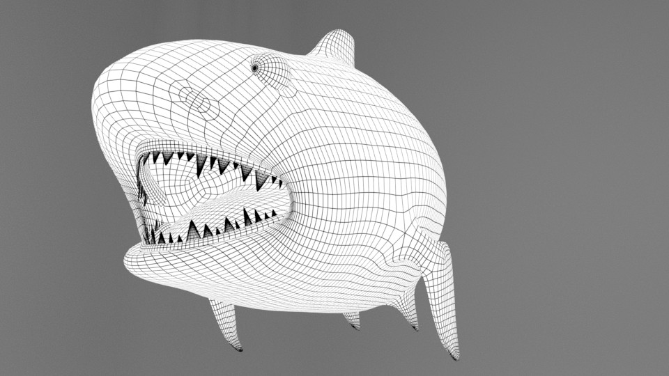 ArtStation - Stylized Cutesy Shark | Game Assets