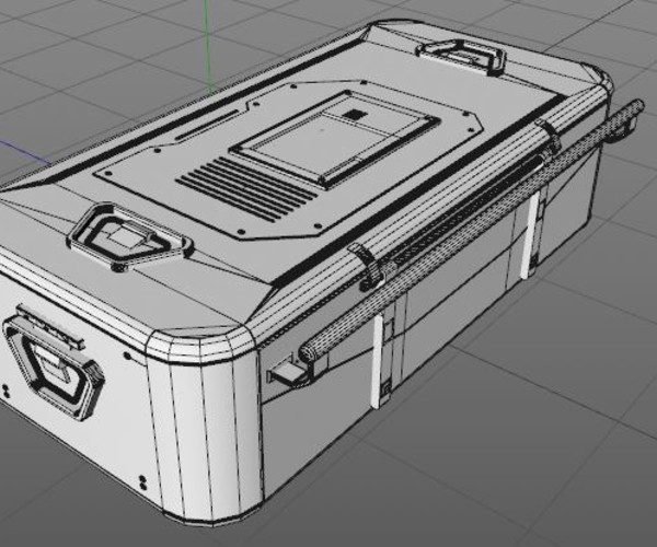 ArtStation - science fiction Bag container 3D model | Resources