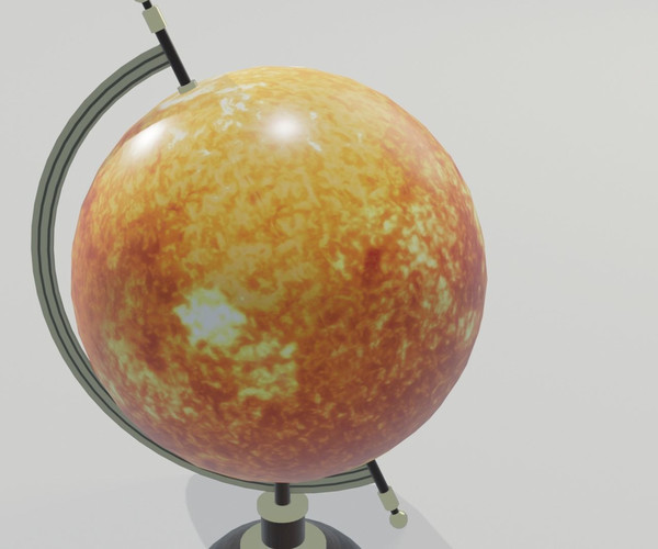 ArtStation - Solar System Planets Globes 3D Model | Resources