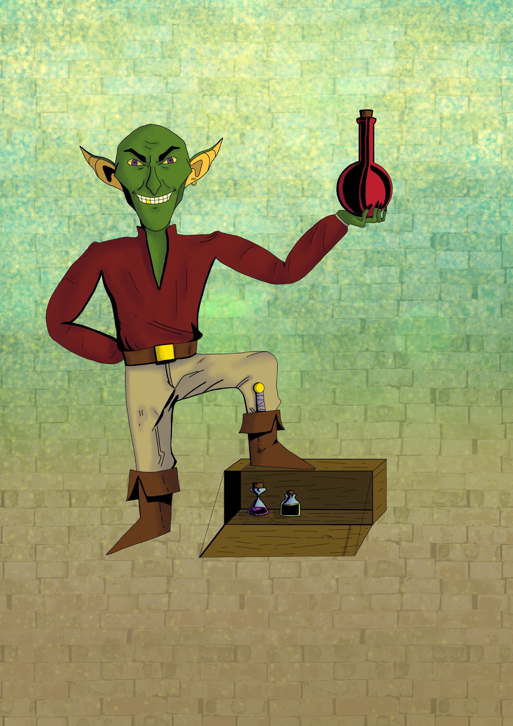 ArtStation - Goblin Merchant Illustration | Artworks