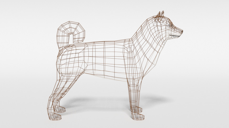 ArtStation - Low Poly Cartoon Shiba Inu Dog | Resources