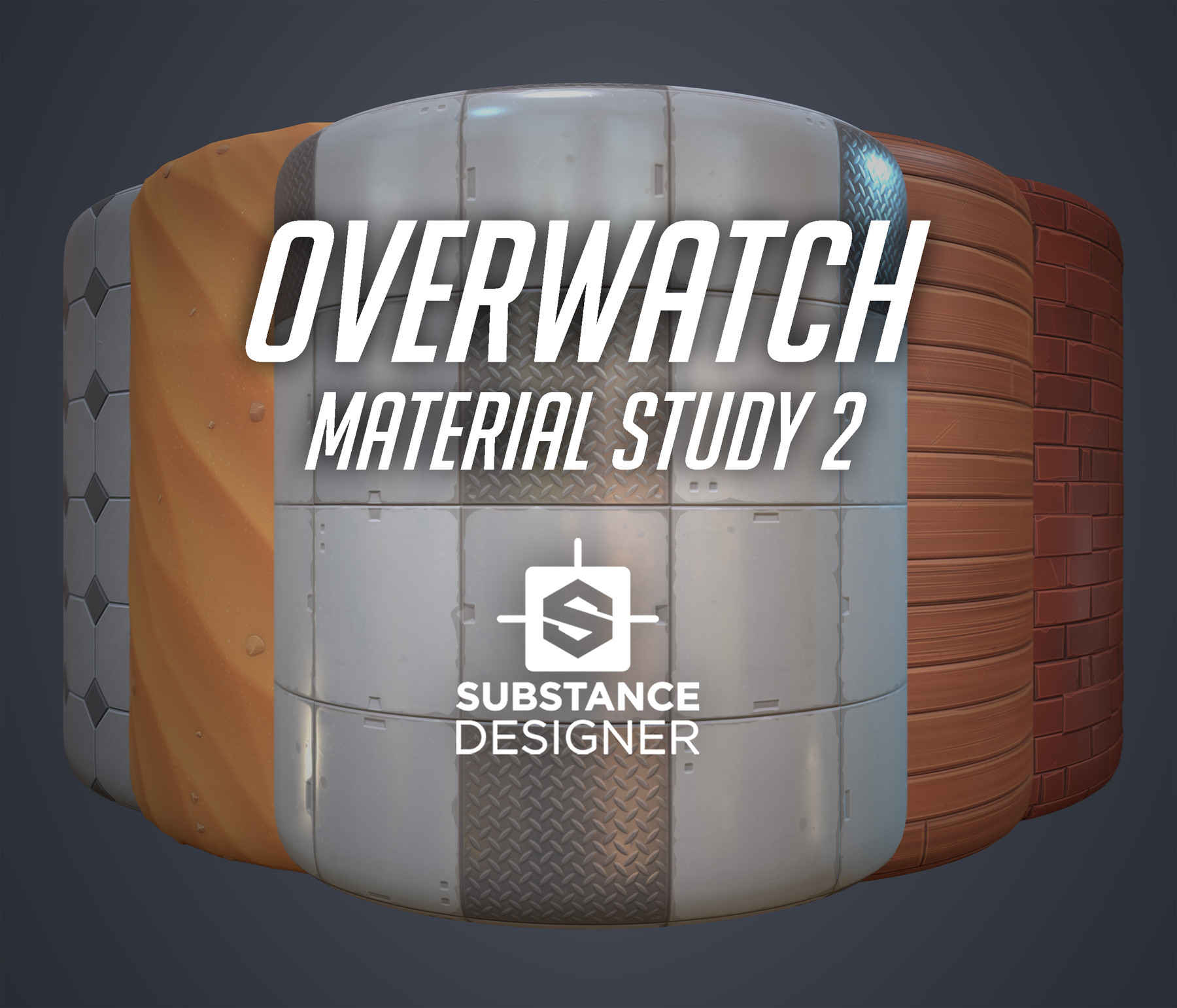 ArtStation - Substance Designer - Overwatch Material Studies 2 | Game ...
