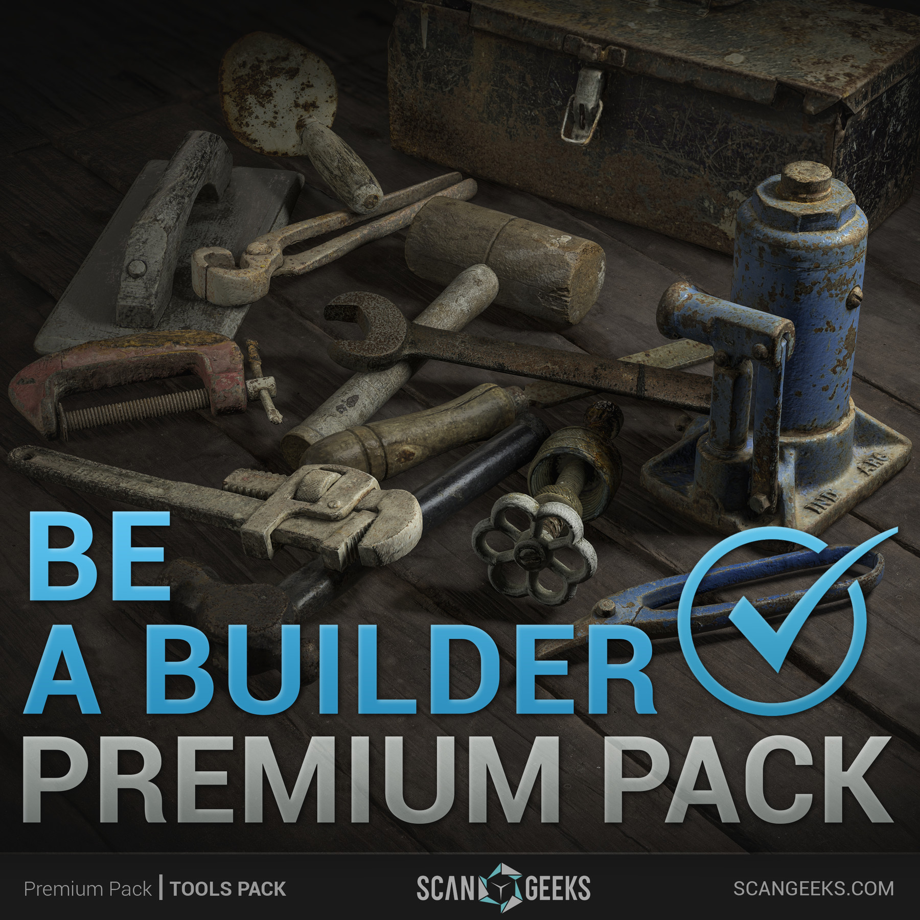Scan Geeks - Construction Tools Pack Photogrammetry Assets