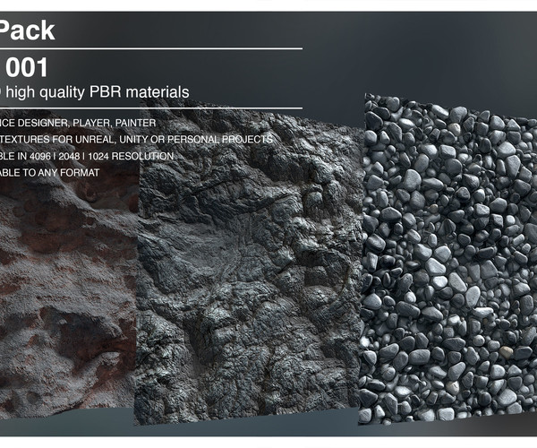 ArtStation - Texture Pack | Volcanic 001 | Game Assets