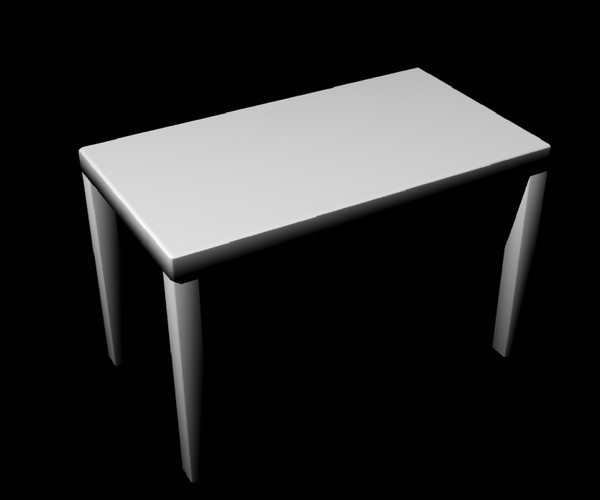 ArtStation - Simple Table untextured | Resources