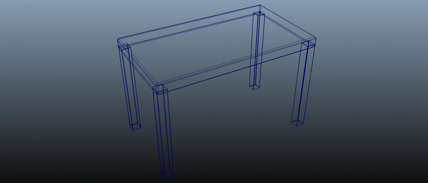 ArtStation - Simple Table untextured | Resources