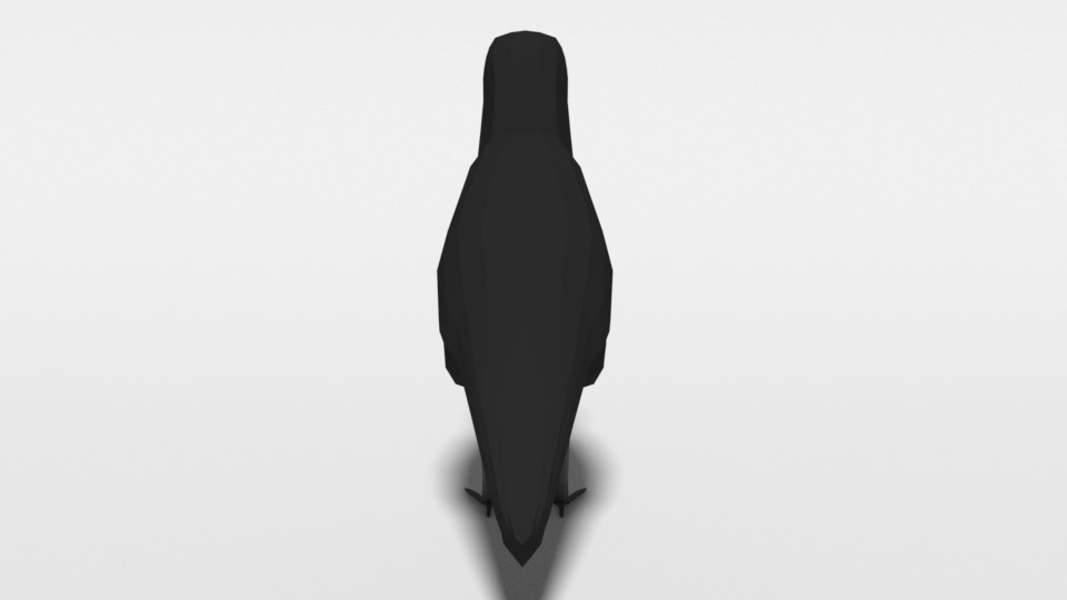 ArtStation - Low Poly Cartoon Crow | Resources