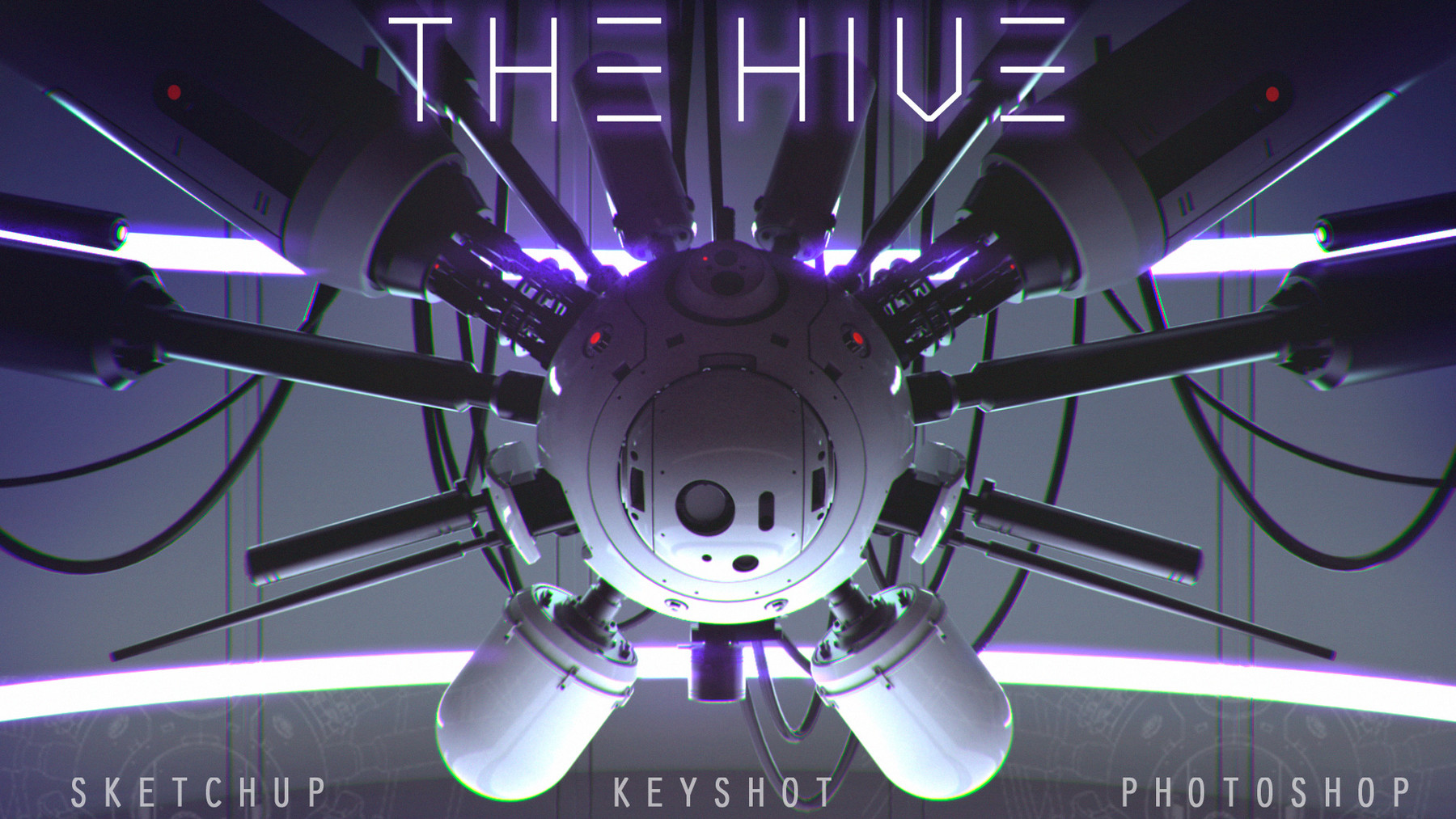 ArtStation - THE HIVE - SketchUp Design Tutorial as featured in Imagine ...