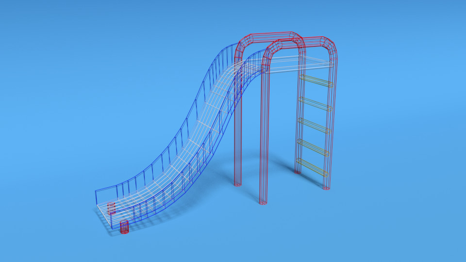 ArtStation - Low Poly Cartoon Playground Slide | Resources