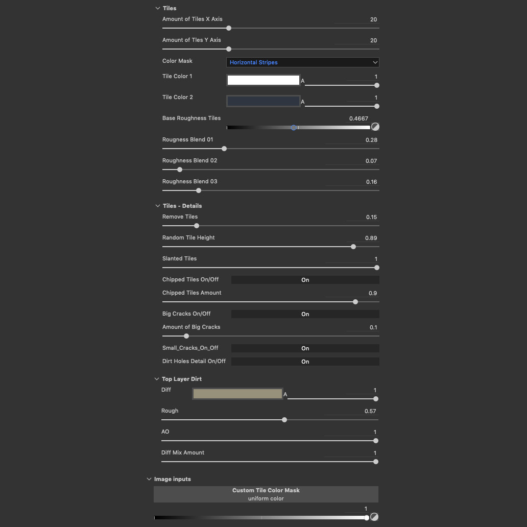 ArtStation - Tile Generator | Substance Painter Material | Resources