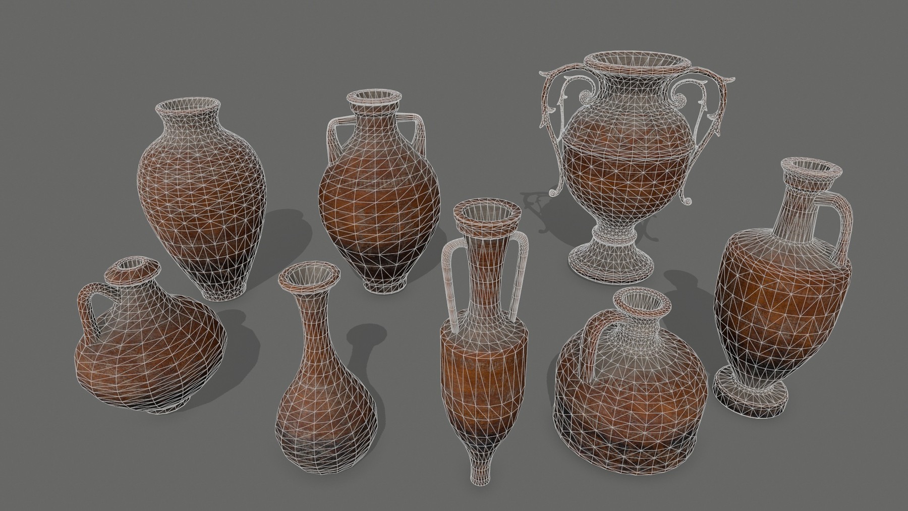 ArtStation - vase set | Game Assets