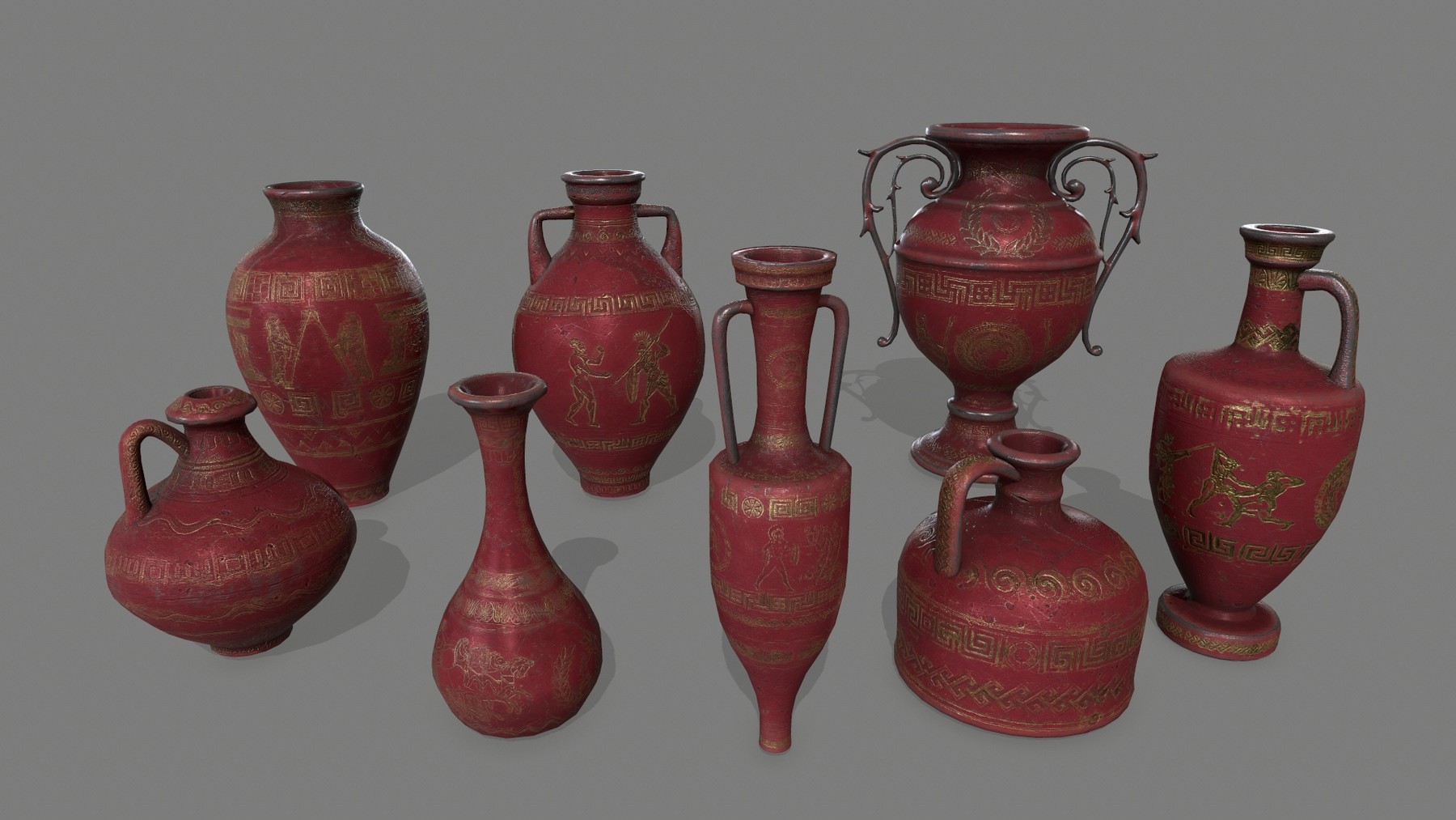 ArtStation - vase set | Game Assets