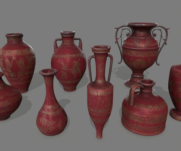 ArtStation - vase set | Game Assets