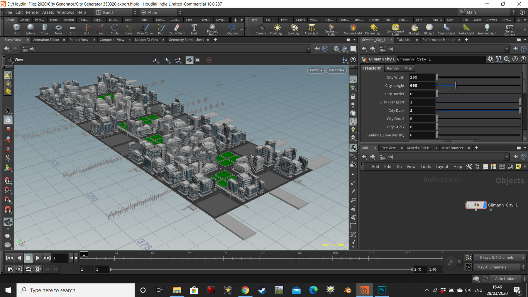 ArtStation - Mega City Generator 1.01 | Resources