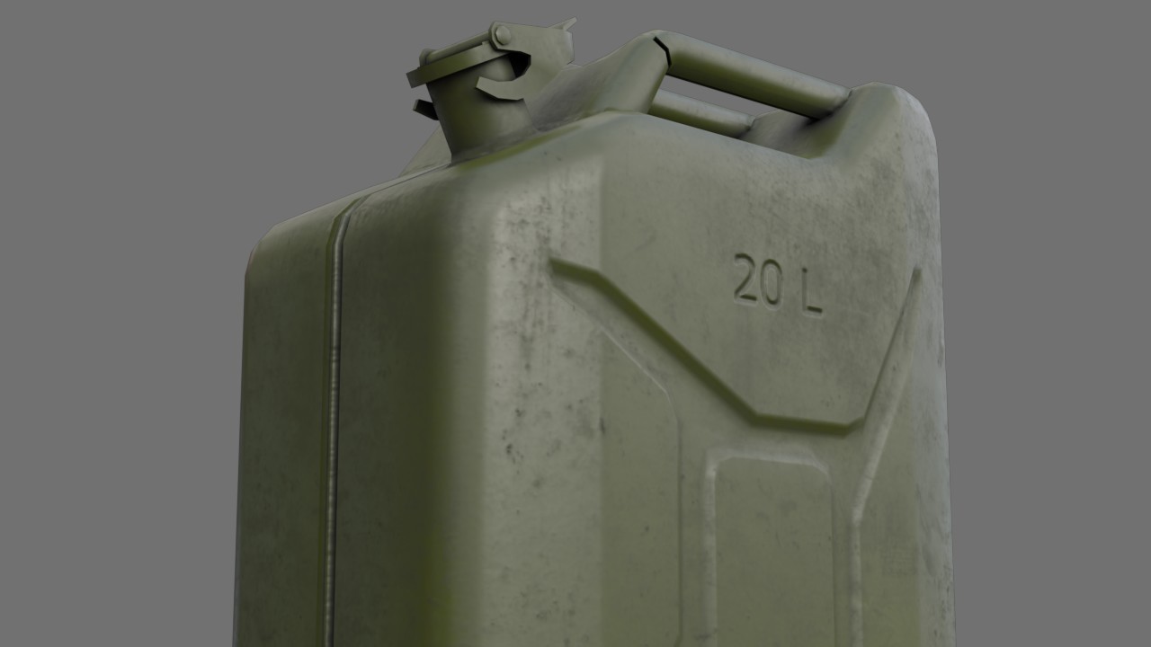 ArtStation - Fuel Can 3A | Game Assets