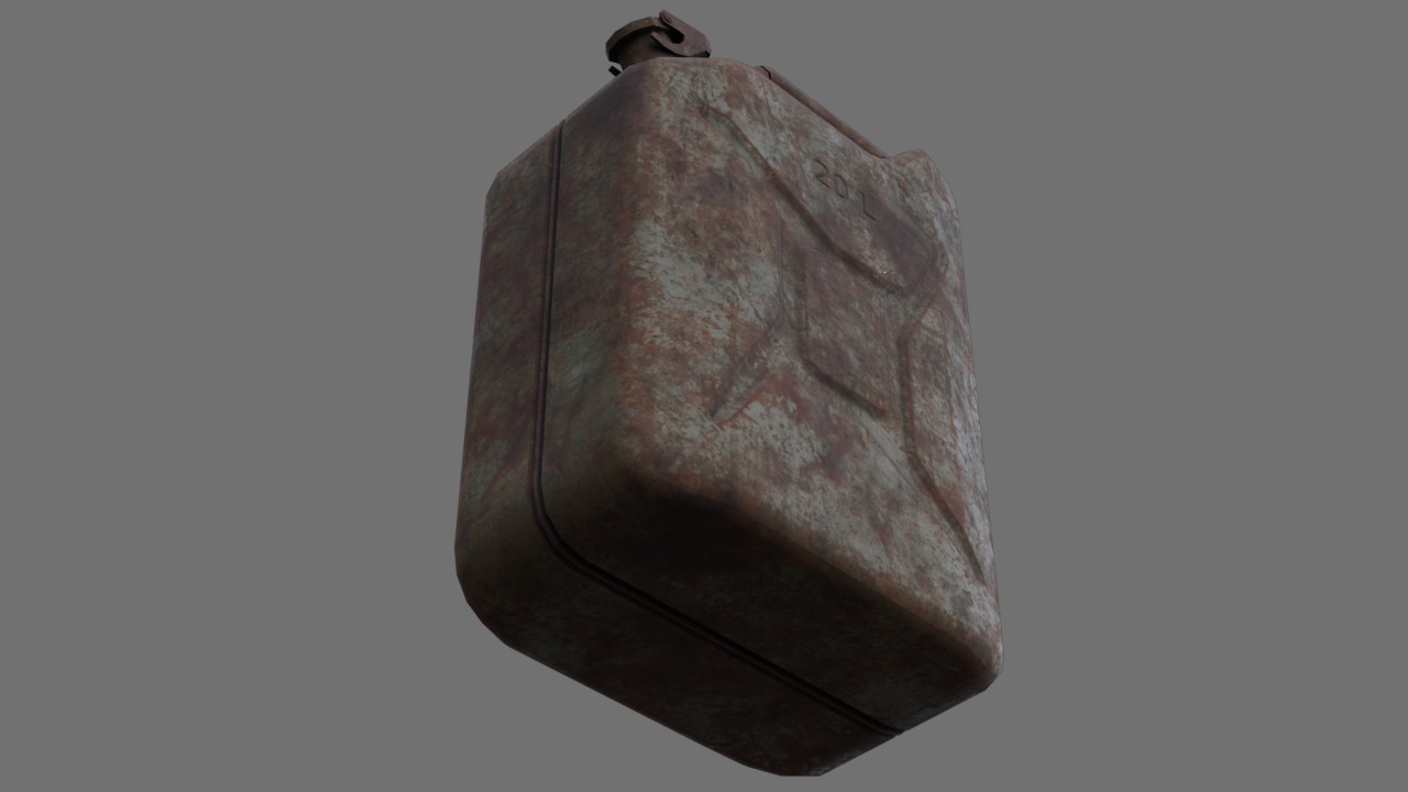 ArtStation - Fuel Can 3D | Game Assets